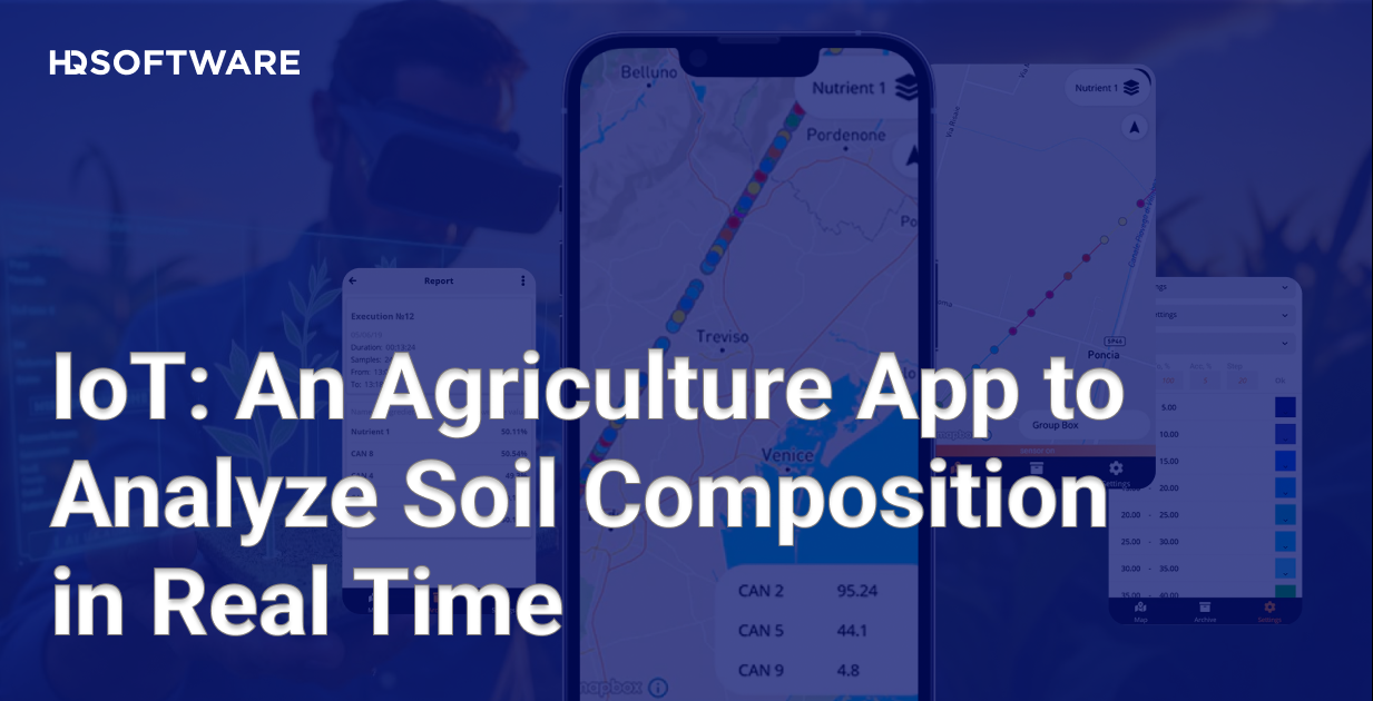 Agriculture App to Analyze Soil Composition in Real Time